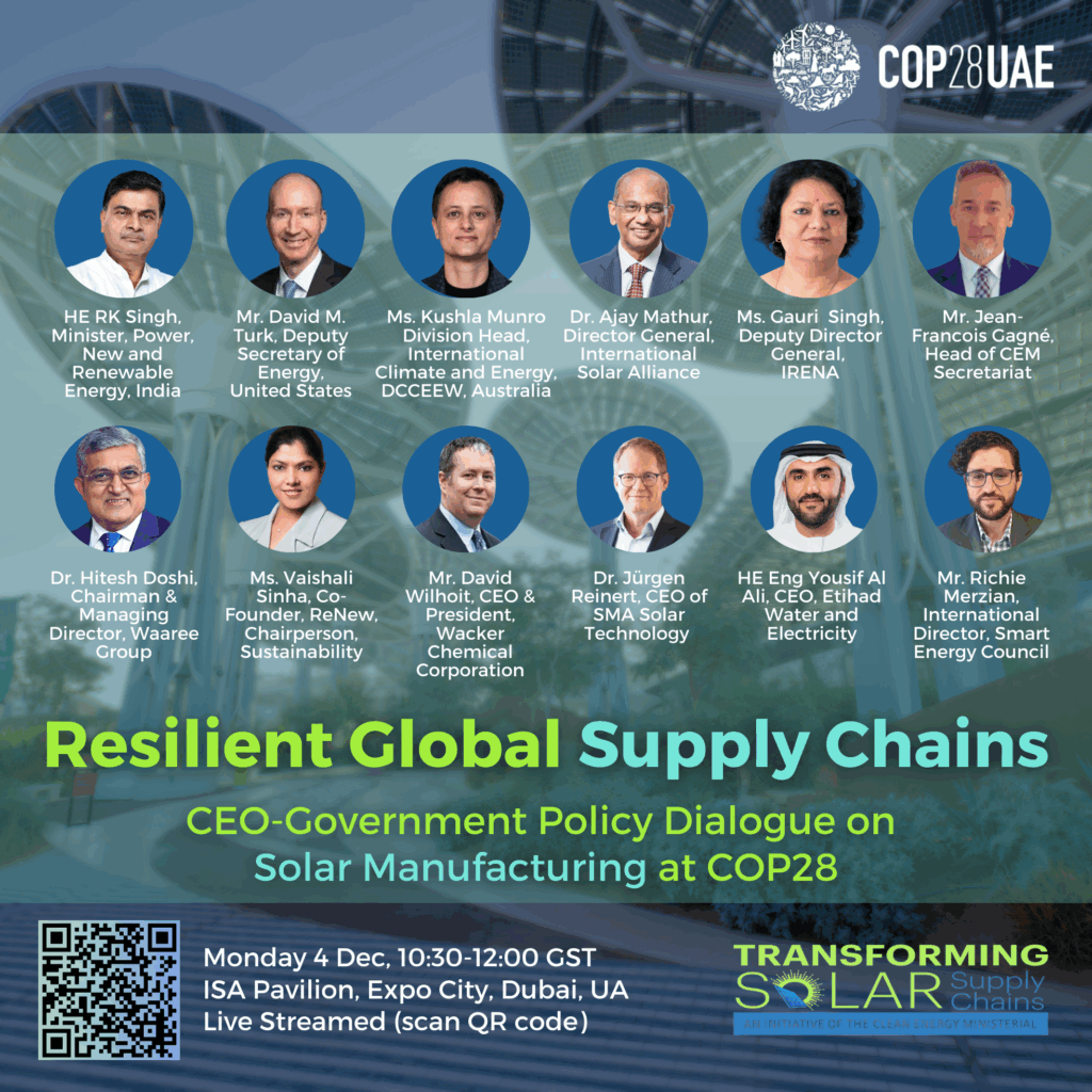 CEM at COP28 | Clean Energy Ministerial