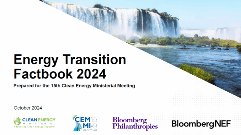 2024 Energy Transition Factbook launched at CEM15 | Clean Energy ...